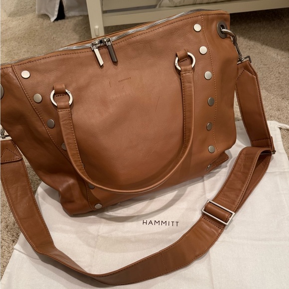 Hammitt | Bags | Hammitt Large Daniel Bag In Almond Tanpewter Hardware ...